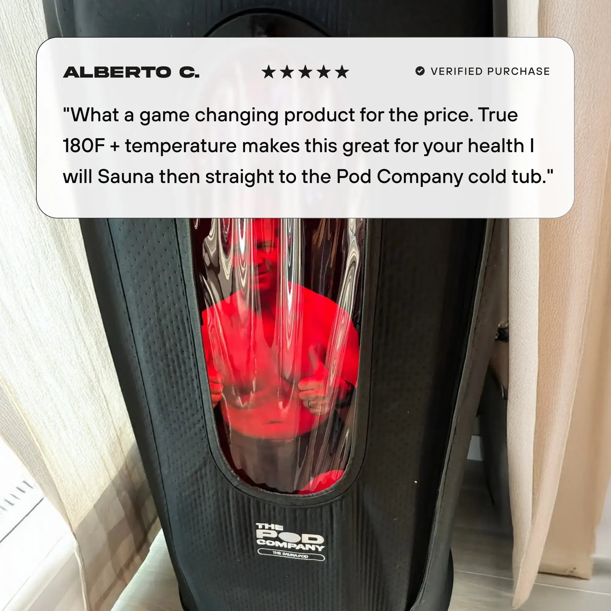 The Sauna Pod - Portable Sauna – The Pod Company