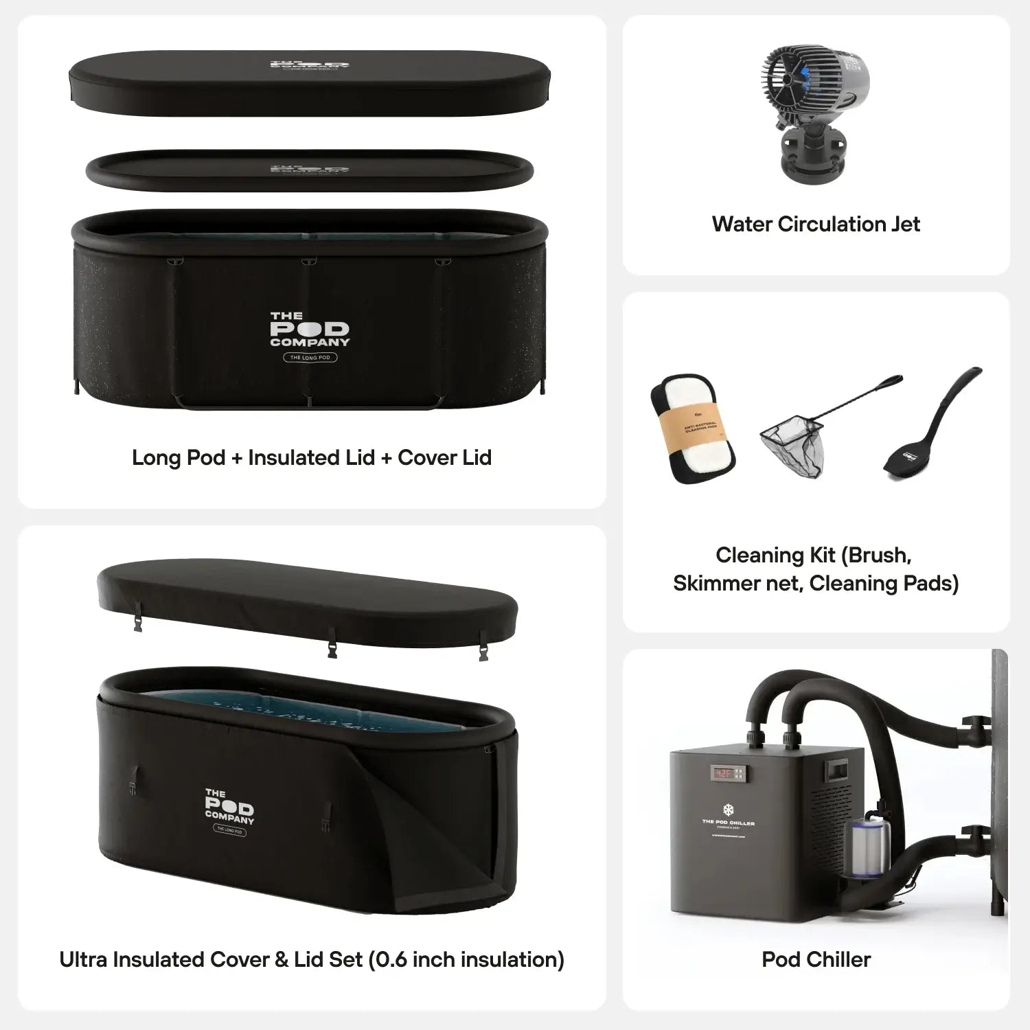 The Long Pod - Portable Cold Plunge Tub – The Pod Company